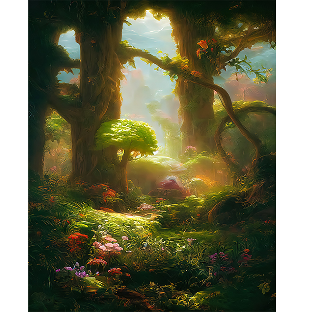 Photography Background Forest Jungle Forest Dreamy Wonderland Art ...
