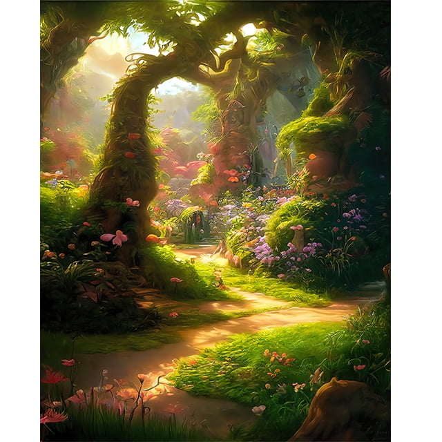 Photography Background Forest Jungle Forest Dreamy Wonderland Art ...