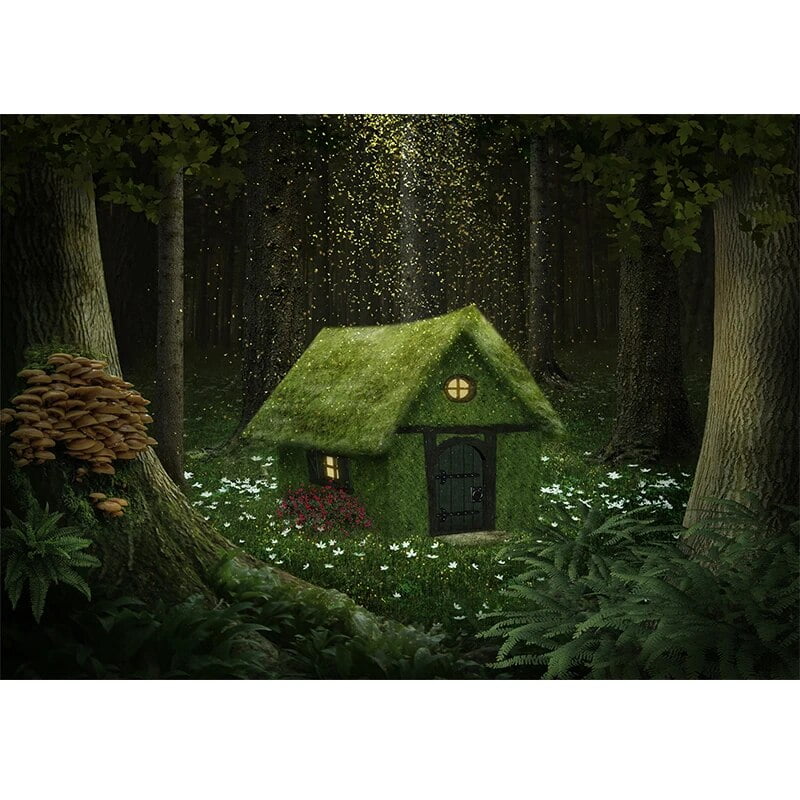 Photography Background Gothic House Fairy Tale Magic Forest Newborn ...
