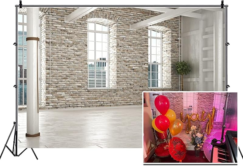 Photography Background Modern Study Backdrop Vintage Brick Wall French ...