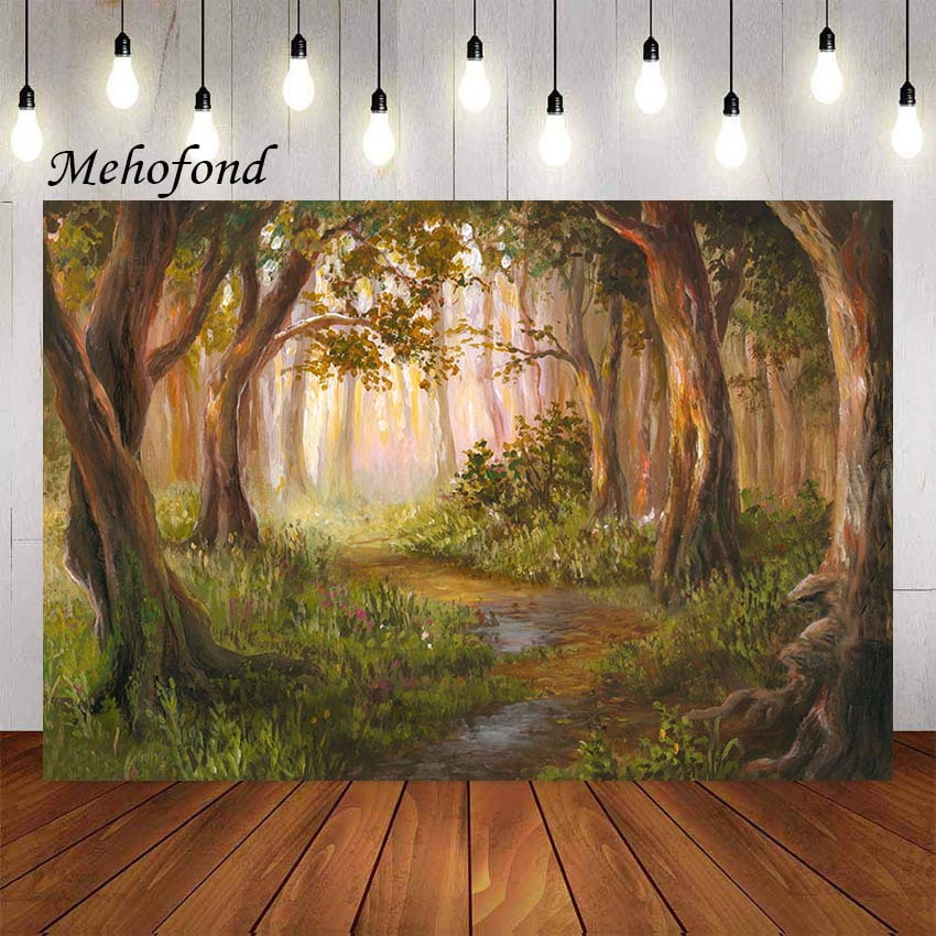 Photography Background Spring Fairy Enchanted Flower Fairytale Forest ...