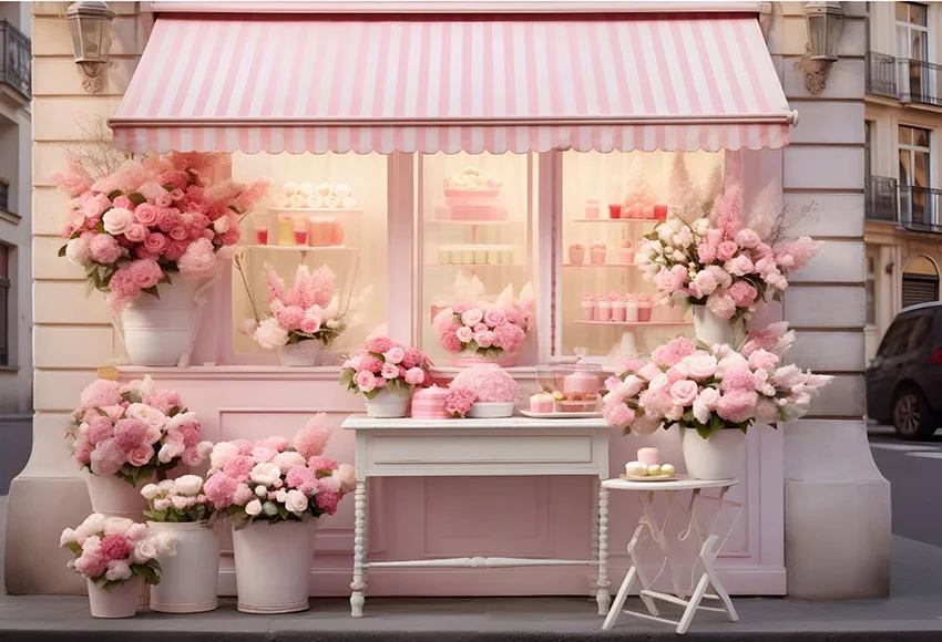 Photography Background Spring Flower Shop Boho Flowers Kids Birthday ...