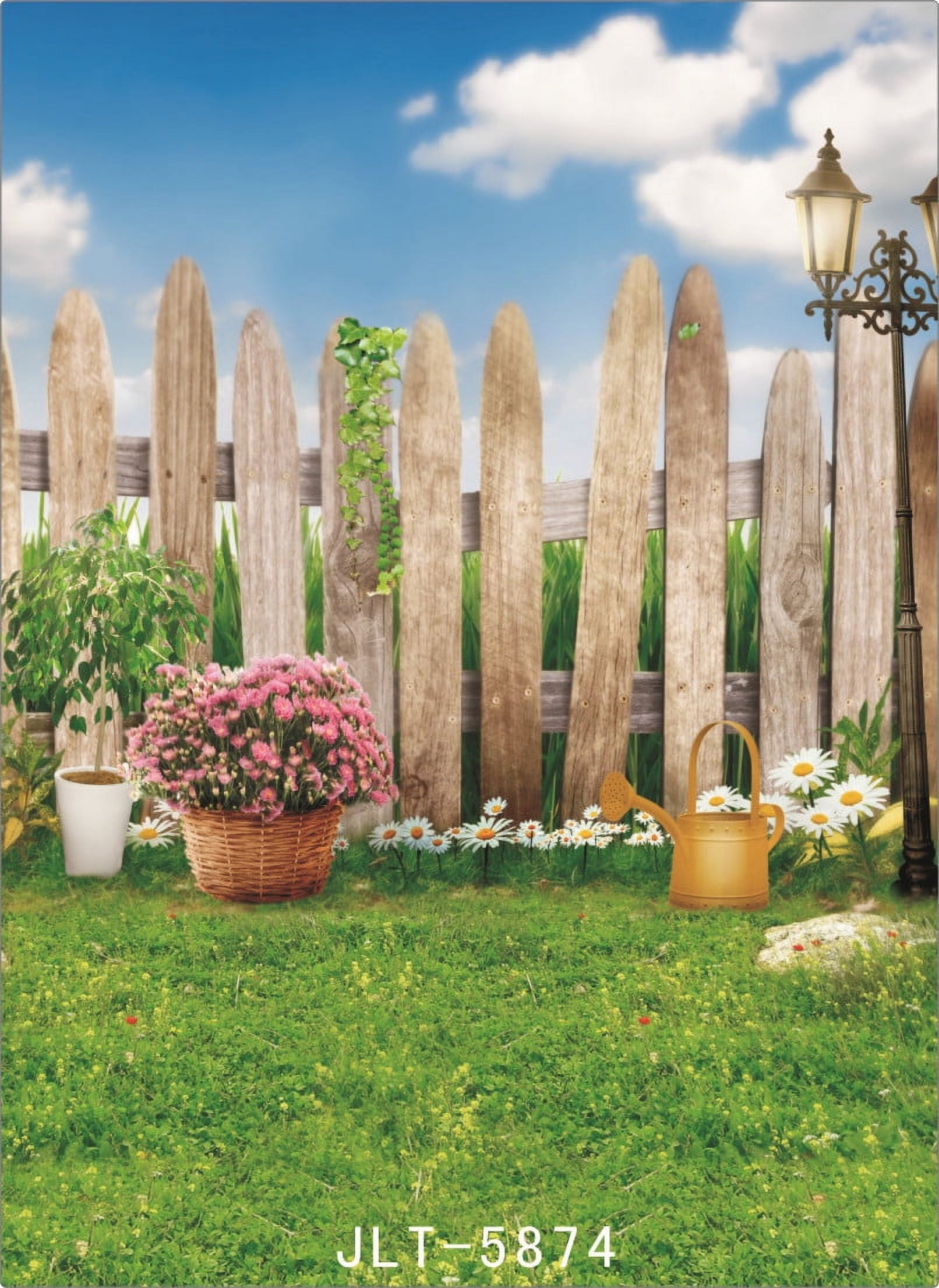 Photography Background Spring Grassland Flowers Customized Computer ...