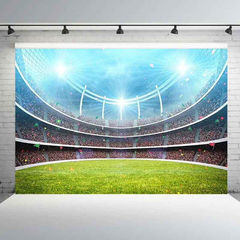 Photography Background Stadium Football Field Backdrop Customized Baby ...