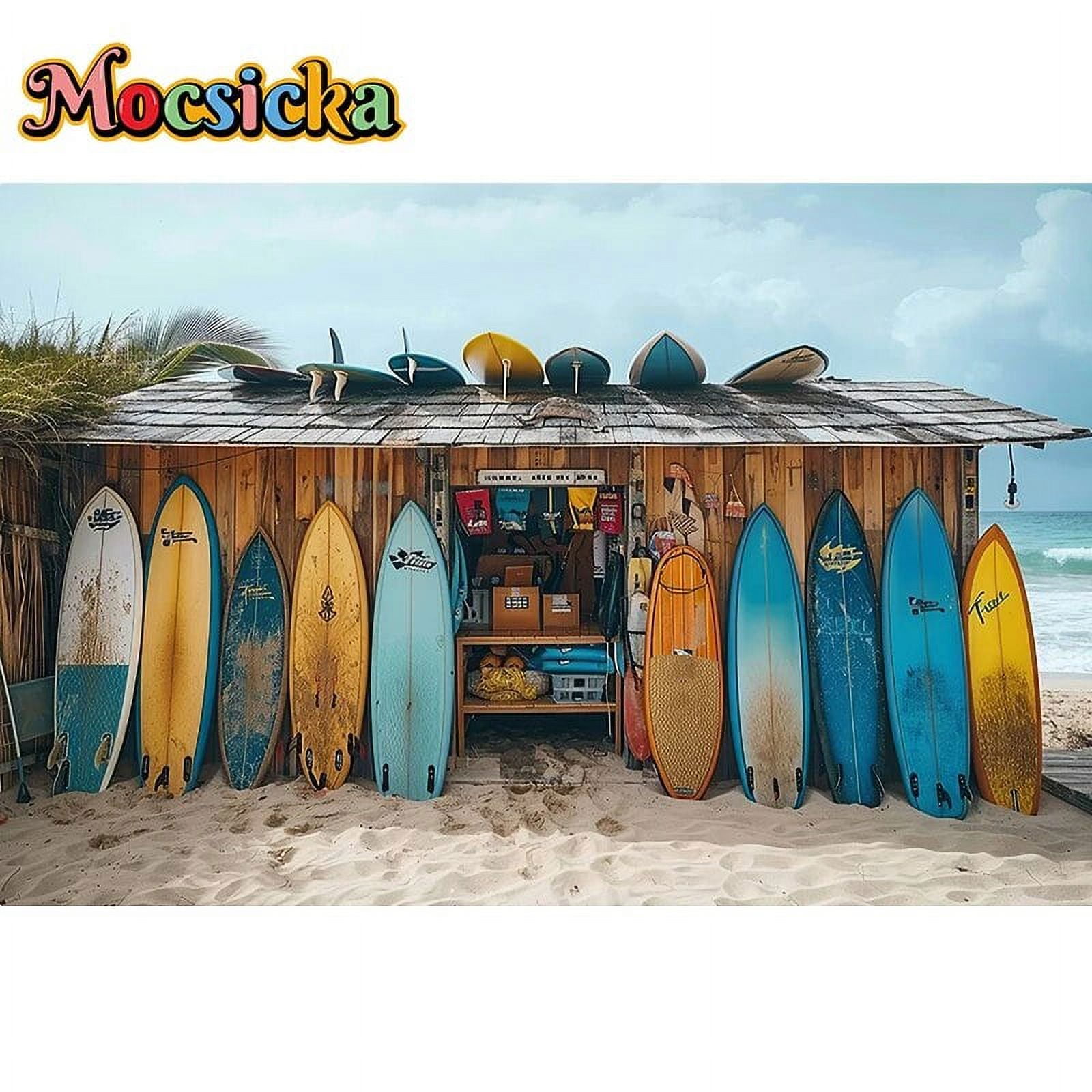 Photography Background Summer Shop Surfboard Decor Beach Party Cake ...