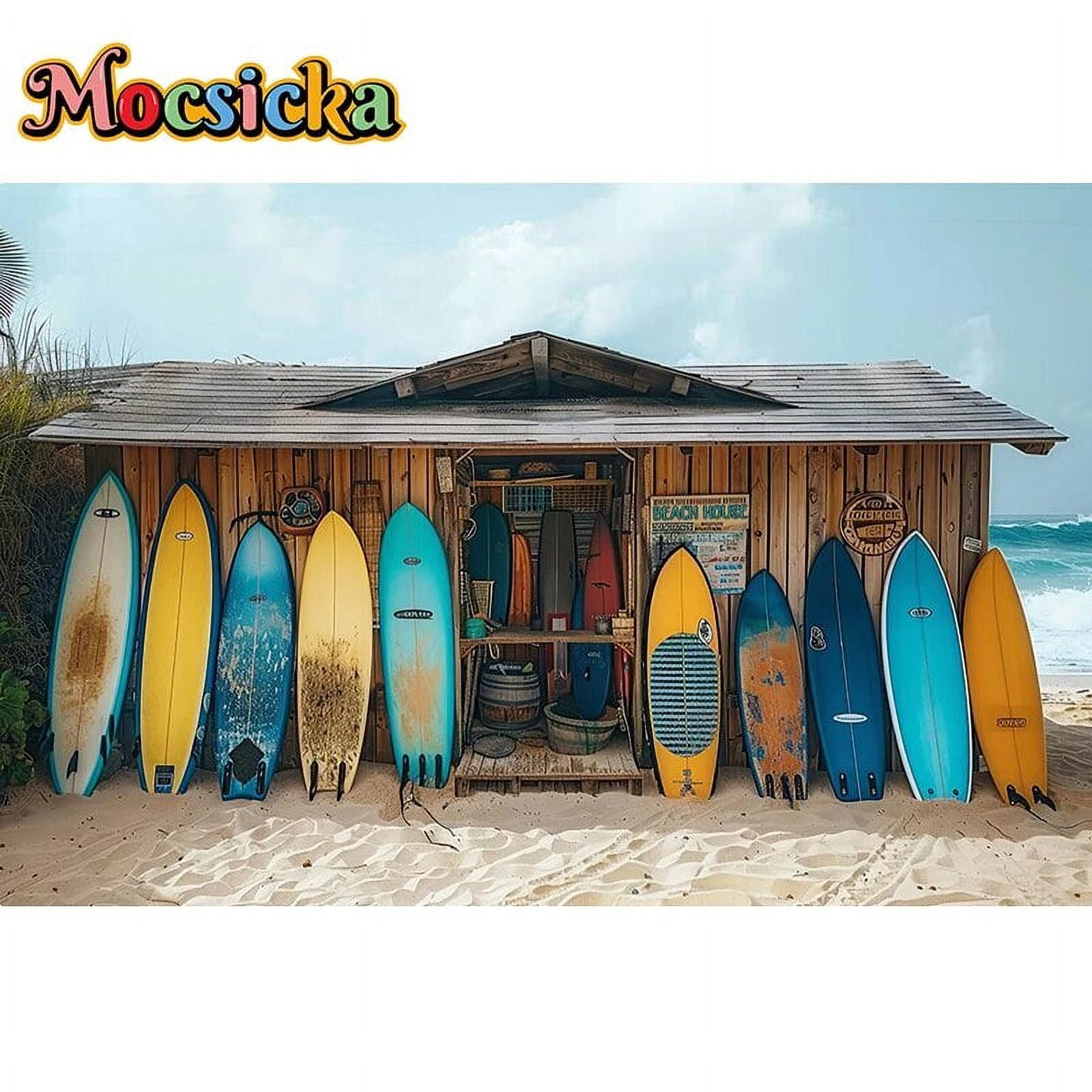 Photography Background Summer Shop Surfboard Decor Beach Party Cake ...