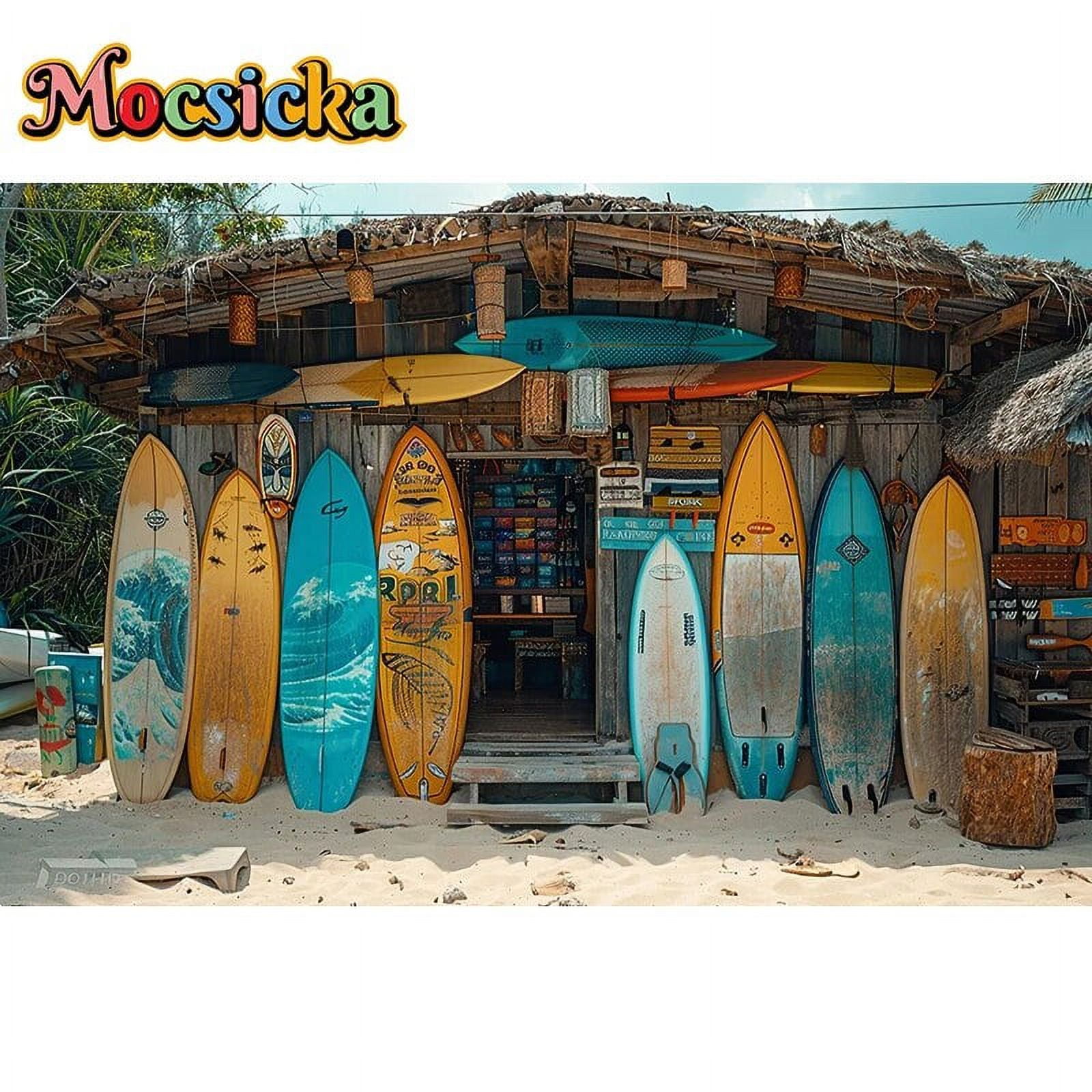 Photography Background Summer Shop Surfboard Decor Beach Party Cake ...