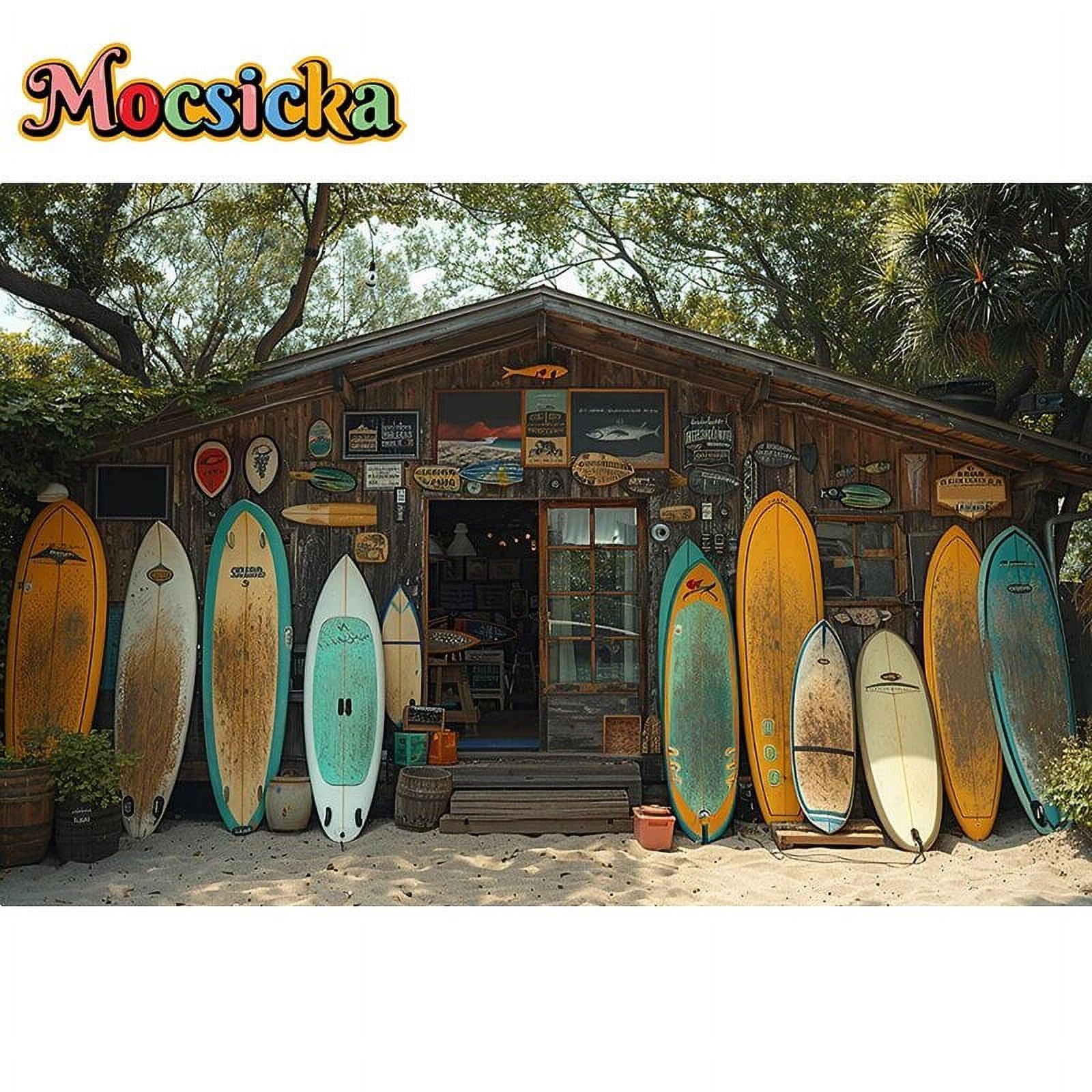 Photography Background Summer Shop Surfboard Decor Beach Party Cake ...