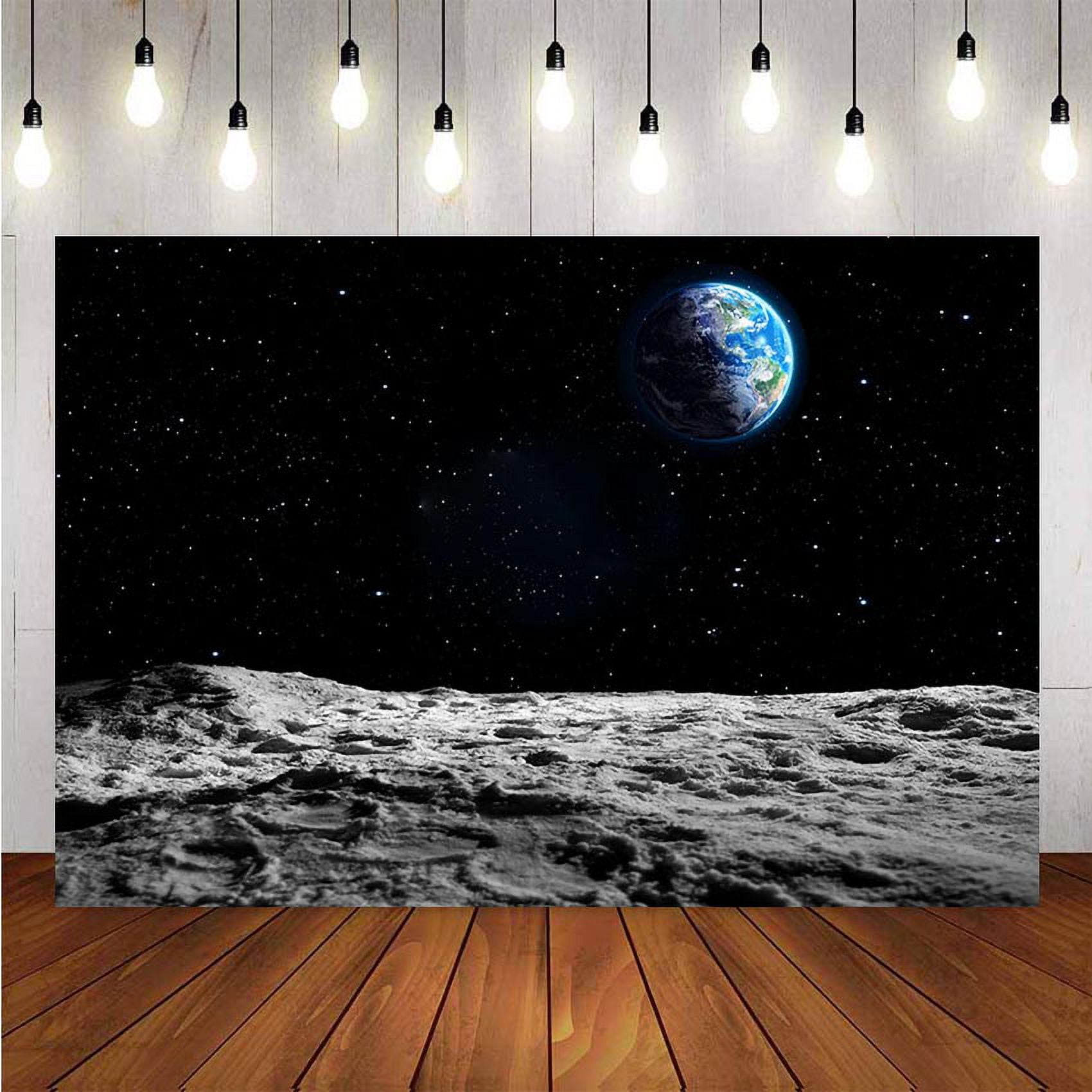 Photography Background Universe Space Moon Surface Earth Scene Baby ...