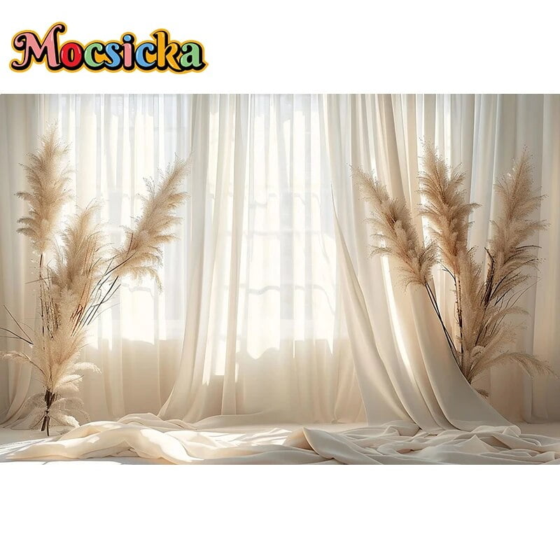 Photography Background White Indoor Window Floral Adult Birthday Wedding Maternity Portrait ...