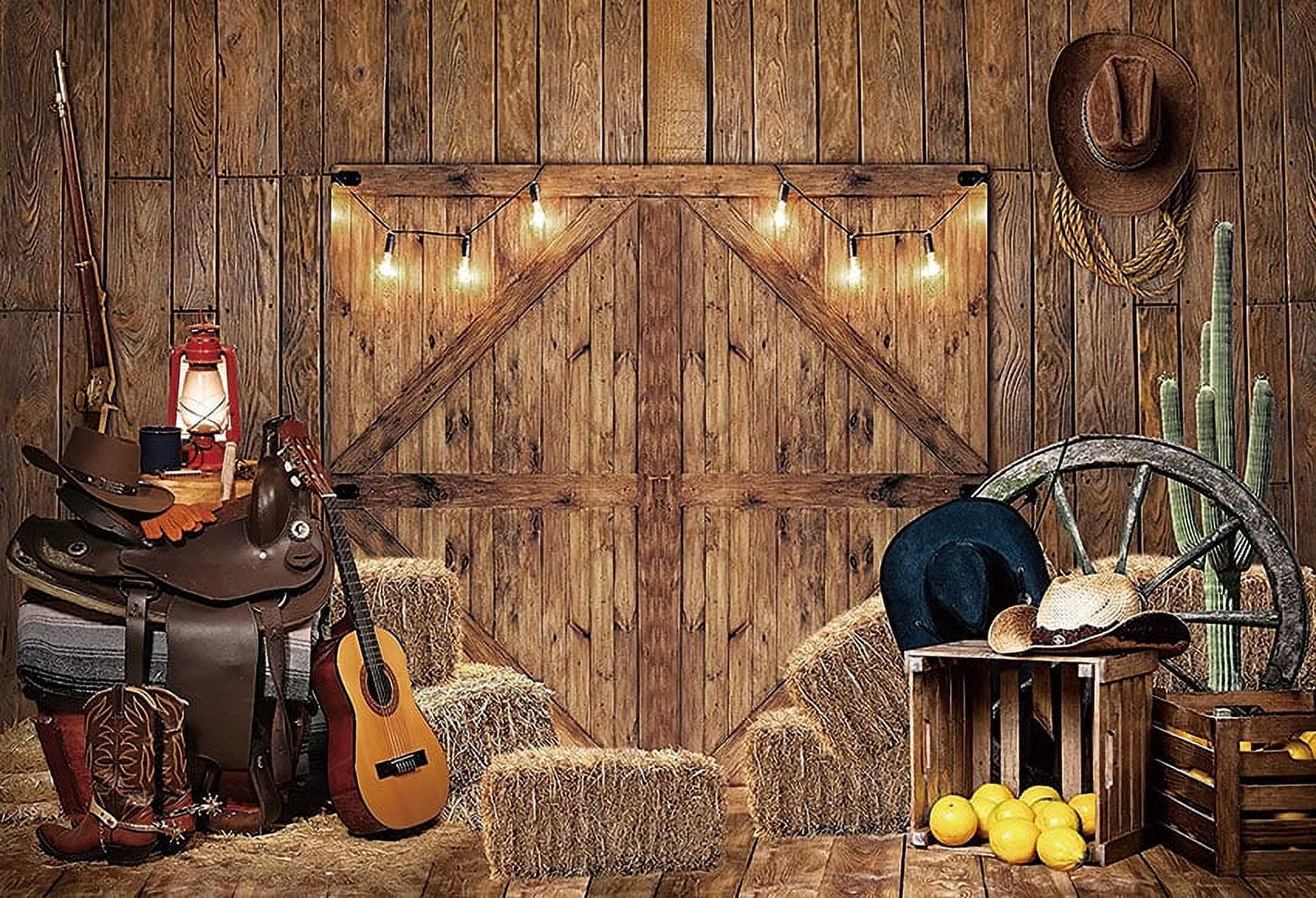 Photography Background Wild Western Cowboy Portrait Wood House Barn ...
