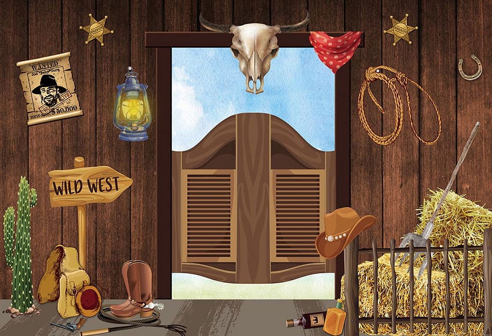Photography Background Wild Western Cowboy Portrait Wood House Barn ...