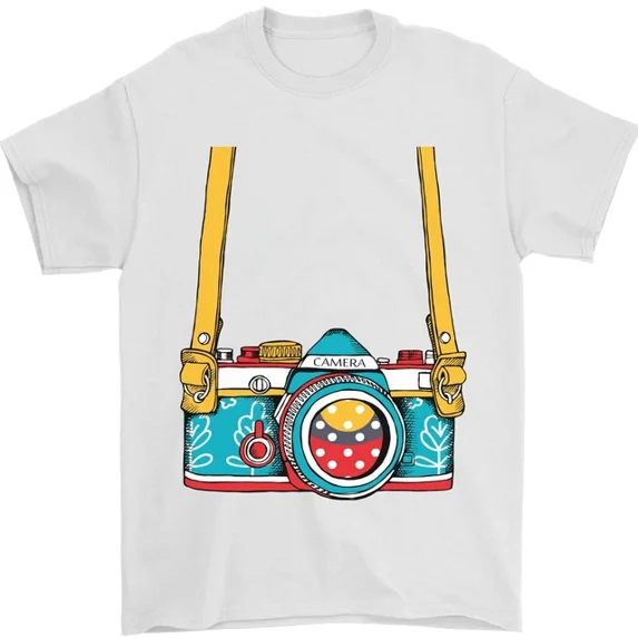 Photography Camera Around Neck T-Shirt - Walmart.com