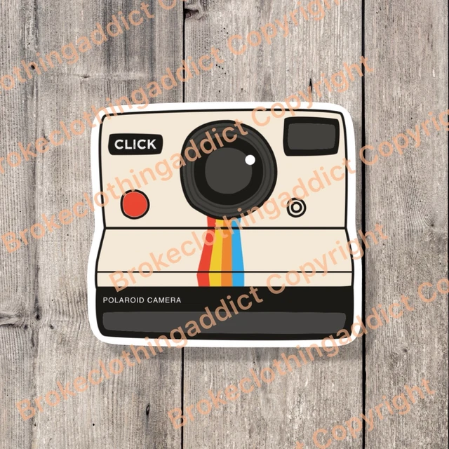 Photography Camera Retro Vinyl Sticker Laptop Sticker Water Bottle ...