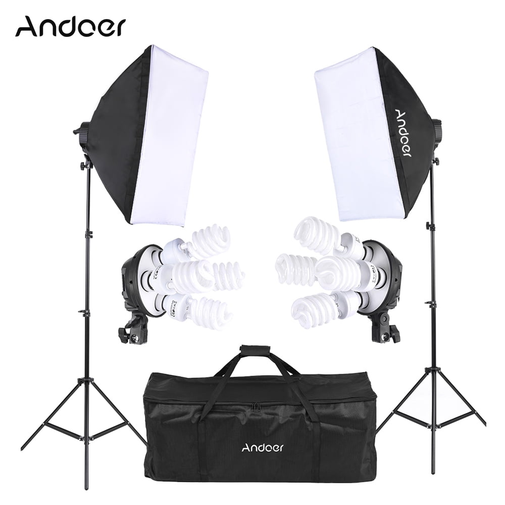Photography Kit,* 4in1 Socket Stand / 1 2 * Socket / 8 1 * Softbox Kit ...