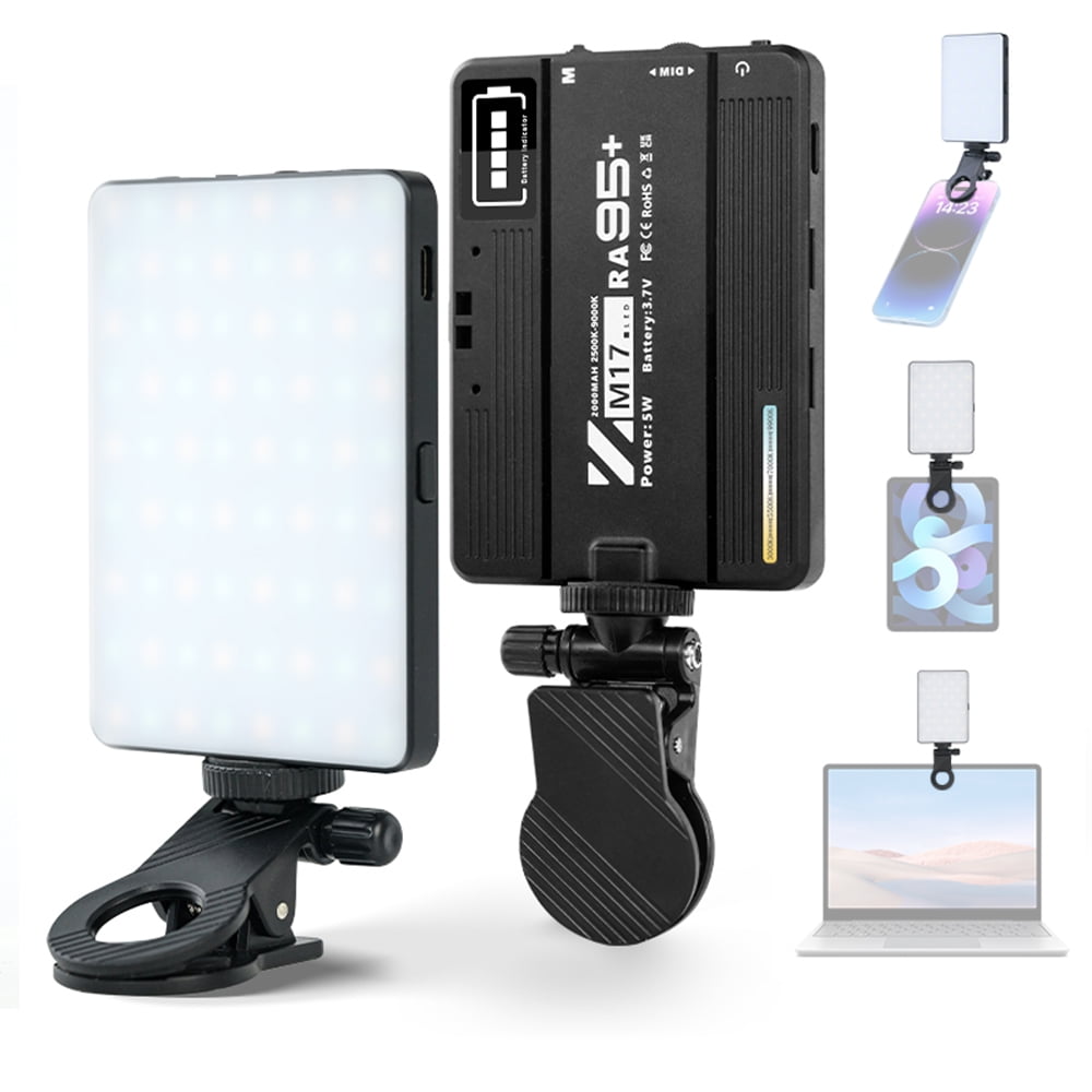 Photography Lamp,Clip Cold Adapter Dslr Camera With Screen Clip Fill ...