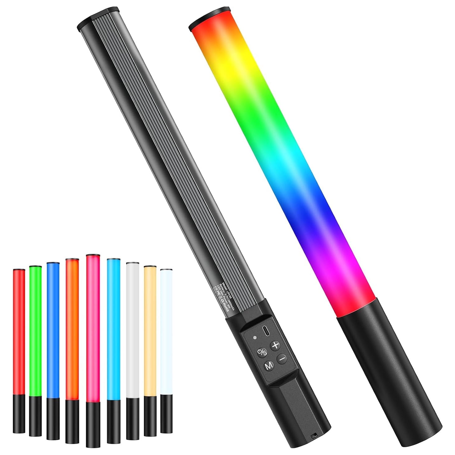 Photography Light Wand, Heysliy RGB Handheld LED Light Stick,Portable ...