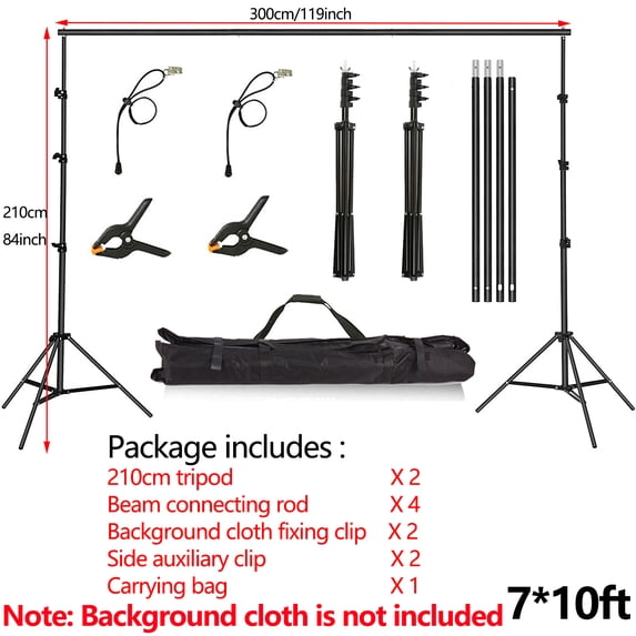Photography Studio Backdrop Stand Photo Video Studio Background Stand ...