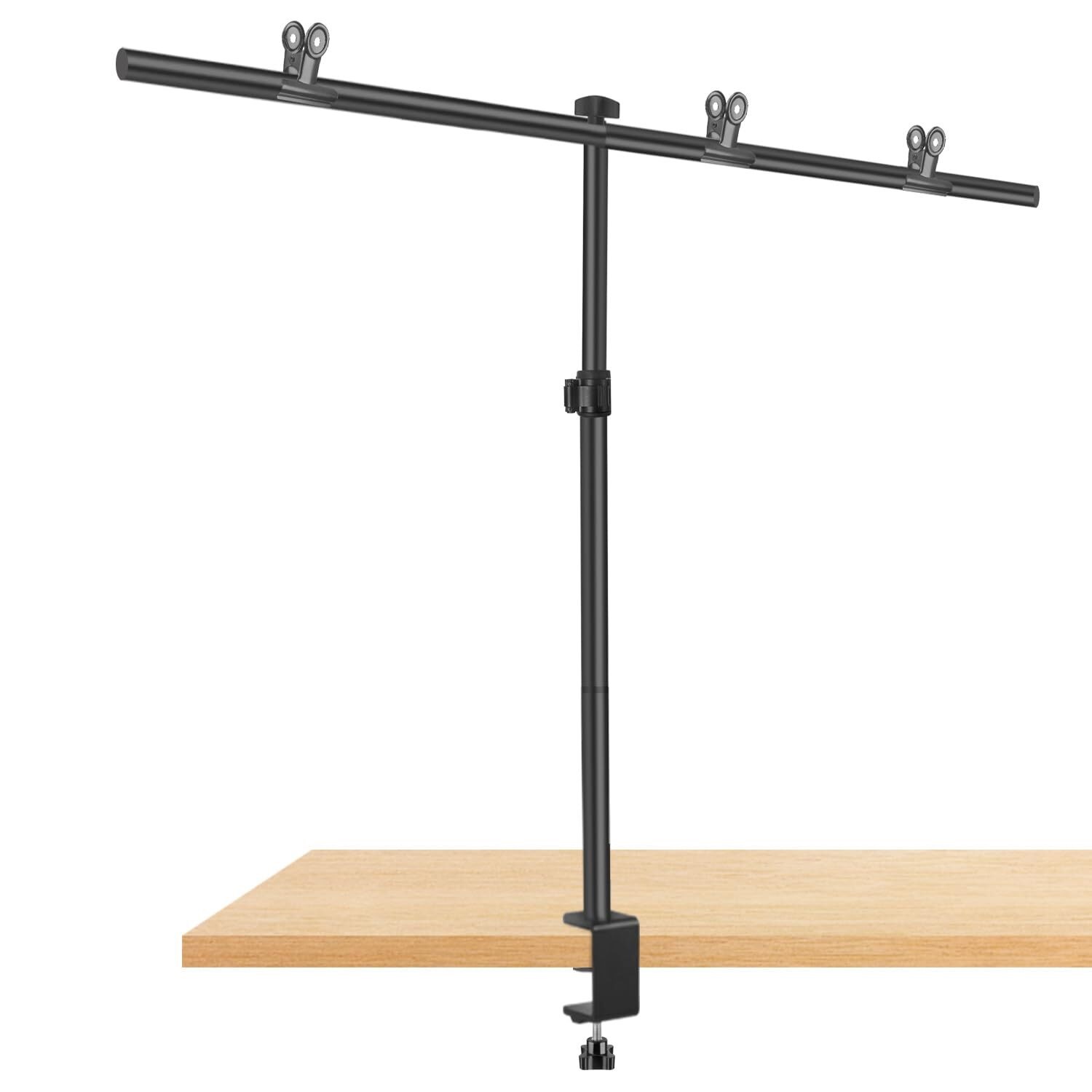 Photography Tabletop Backdrop Stand, Width 39.4 in and Adjustable ...
