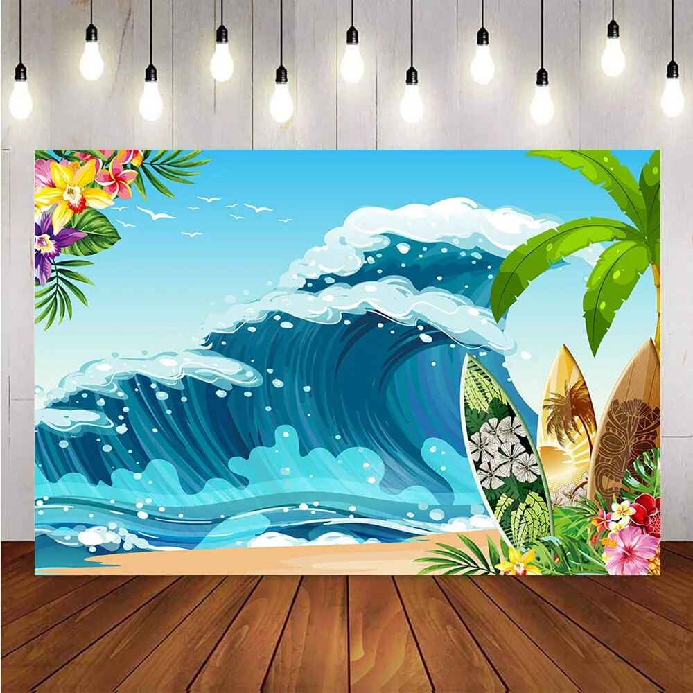 Photography backdrop aloha summer beach background for photo studio ...