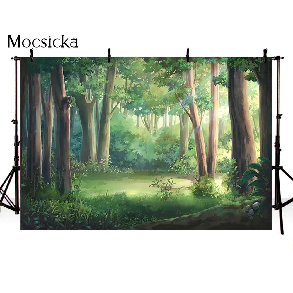 Photography backdrop forest jungle background for photo studio party ...