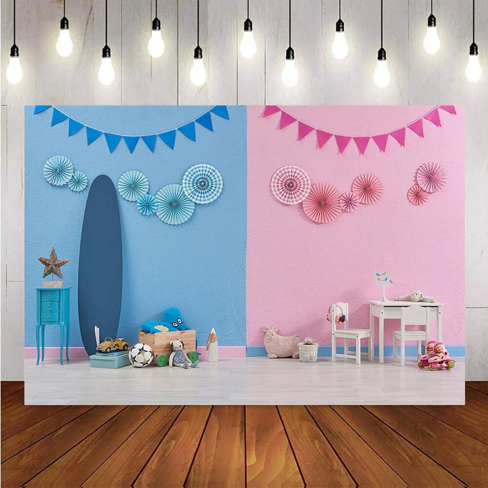 Photography backdrop newborn baby gender reveal background for ...