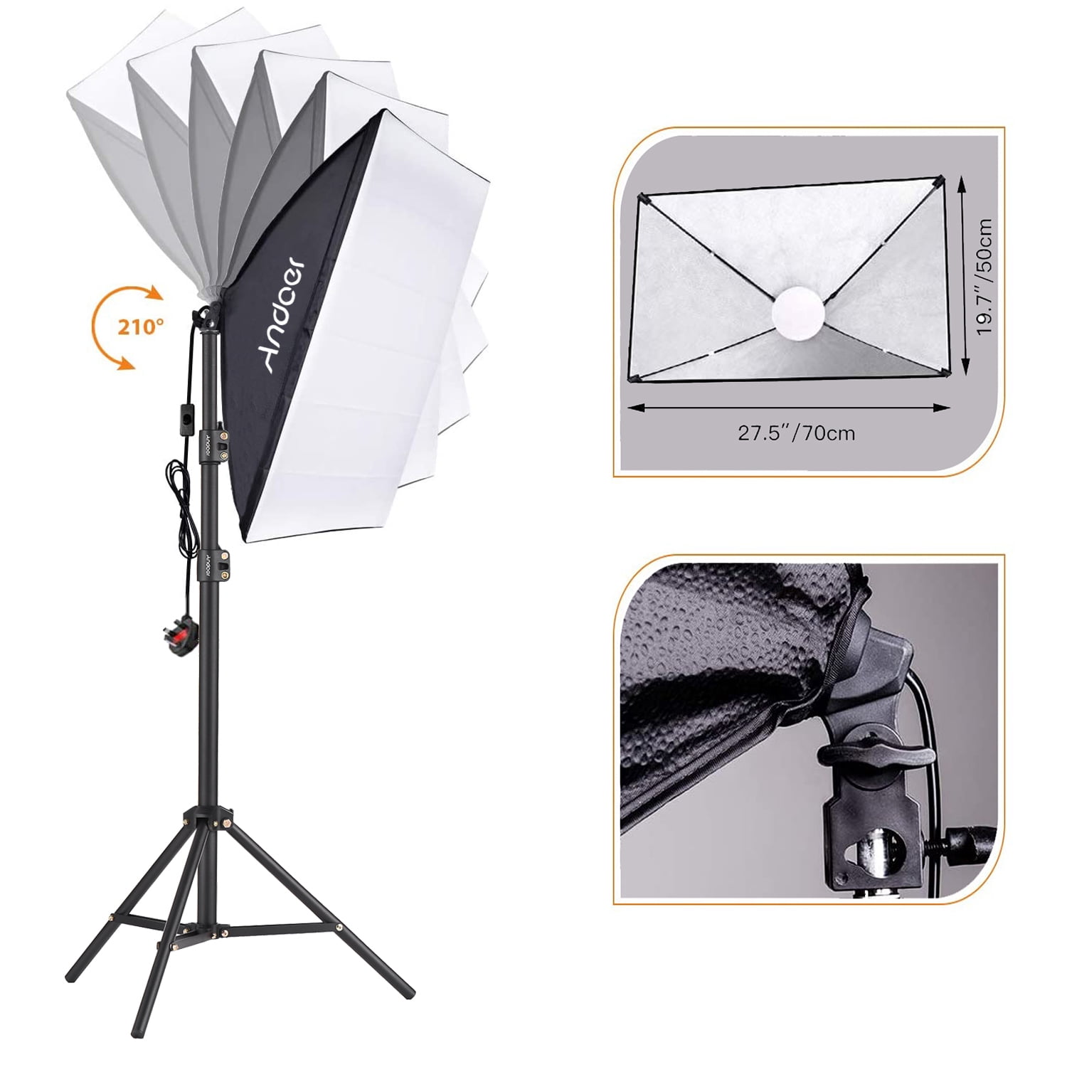 Photography lamp set,Softbox Set With Studio Kit Softbox Bi-color ...