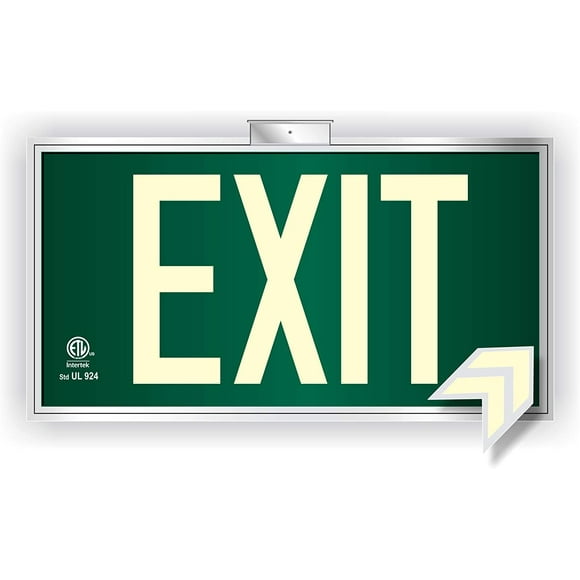 Exit Sign Ceiling Mount