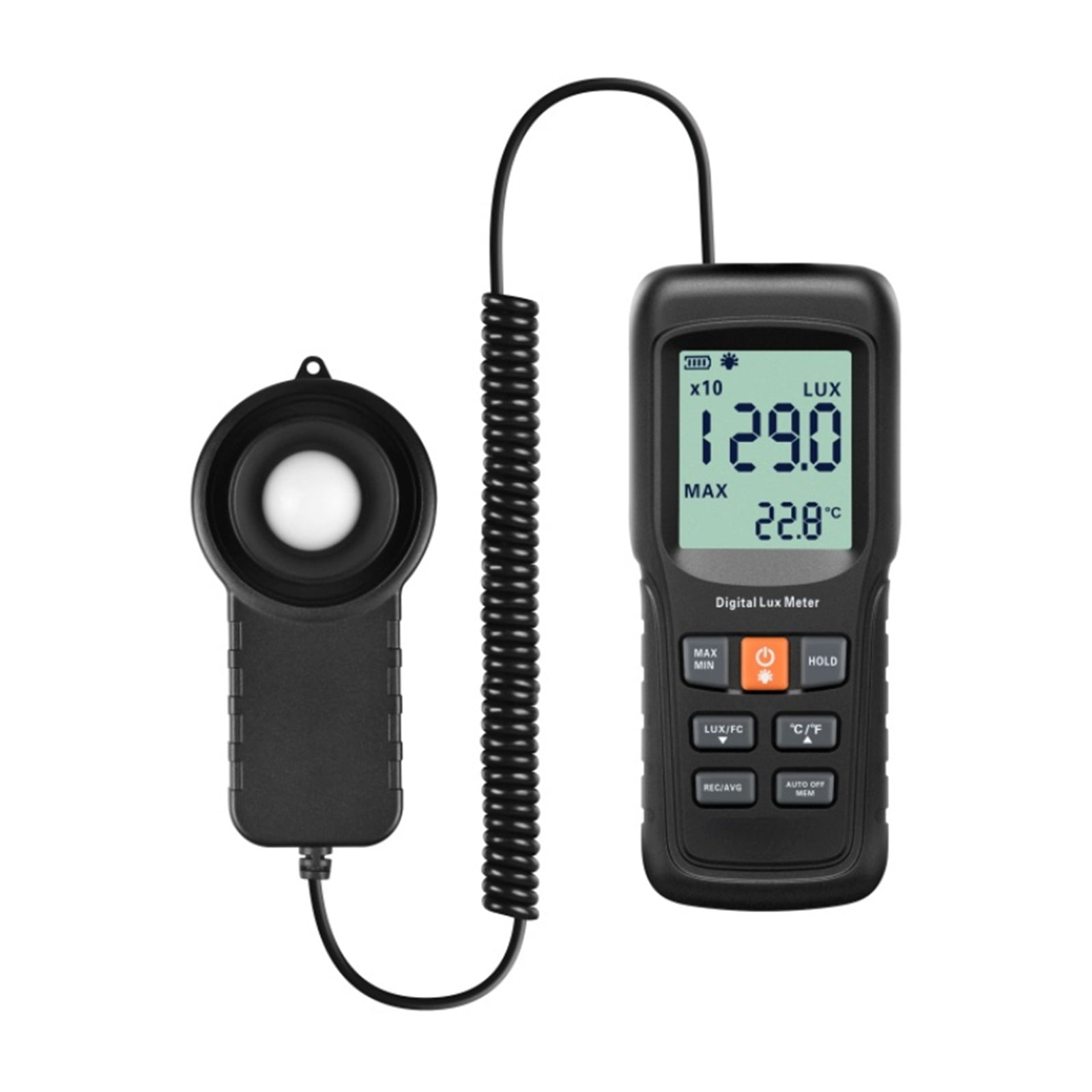 Photometer Digital Luxometer Professional LED Lux Meter For Photography ...