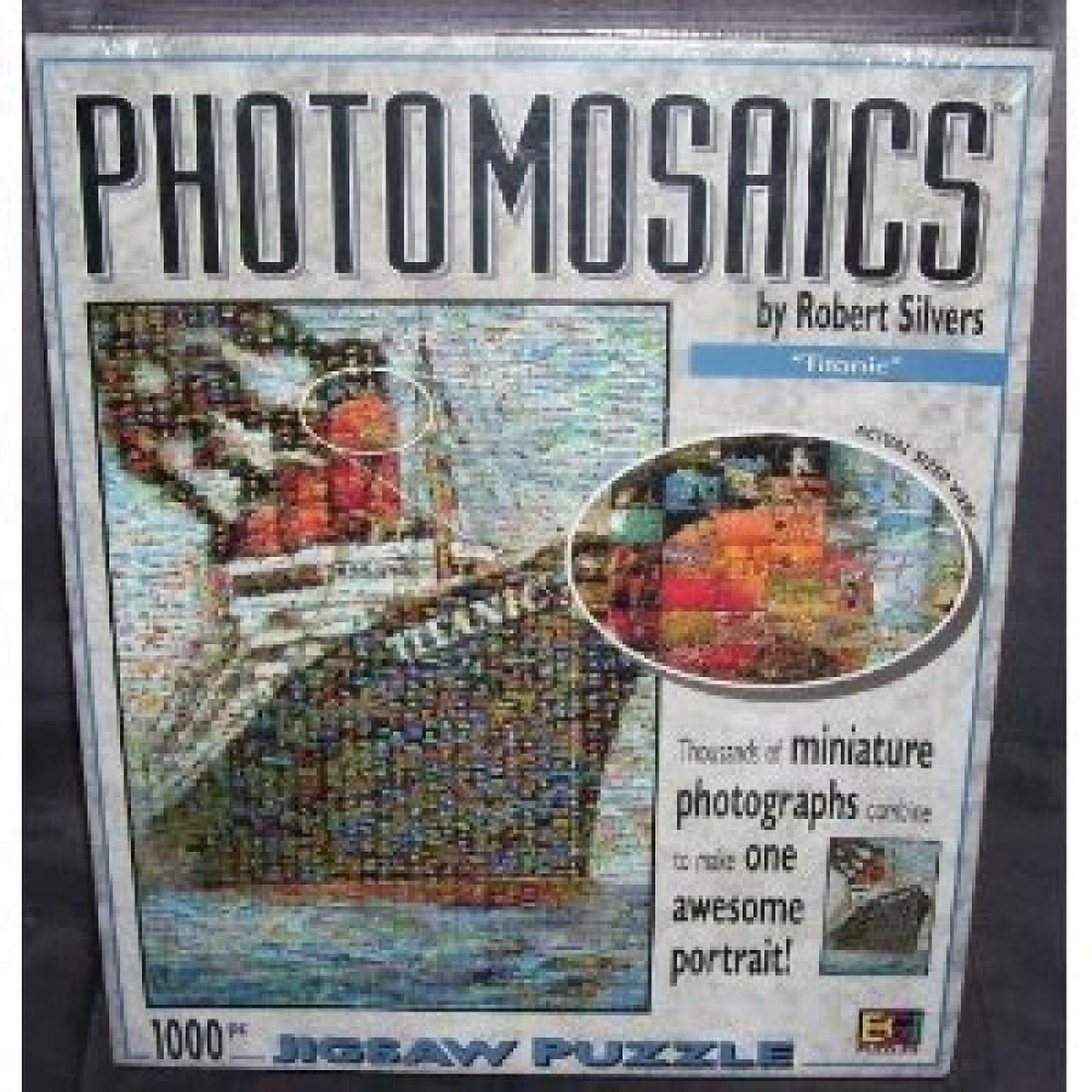 Photomosaics 1000 Piece Puzzle - Titanic - by Robert Silvers - Walmart.com
