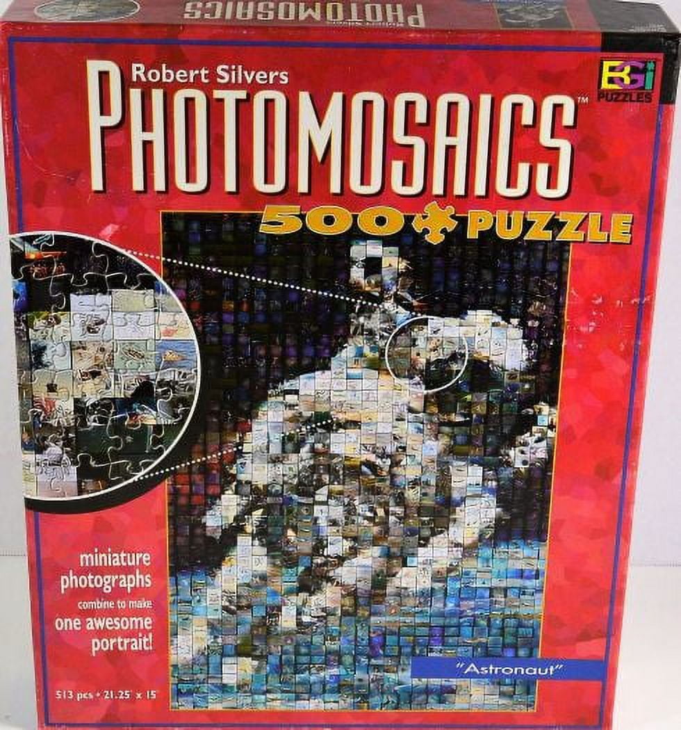 Photomosaics Astronaut 500 Piece Jigsaw Puzzle - Walmart.com