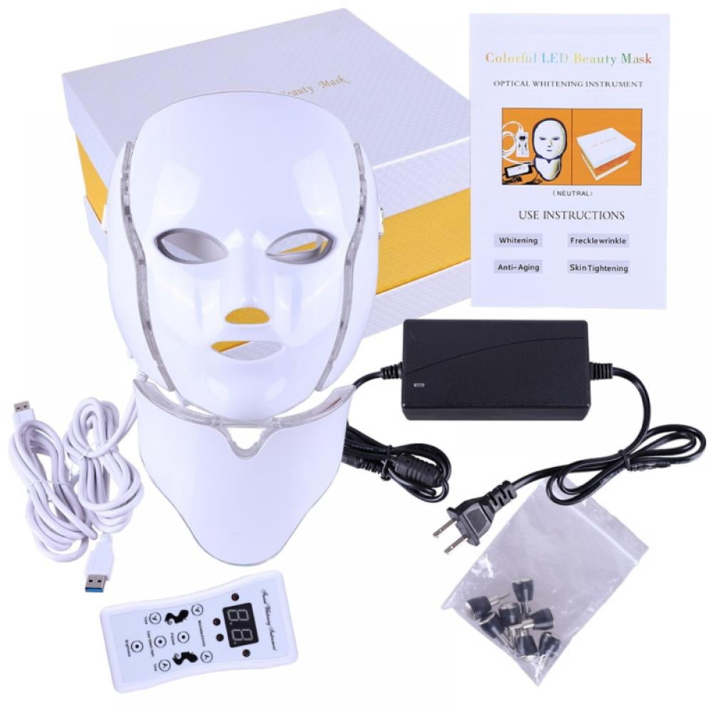Photon Skin Rejuvenation Face Led Photon 7 Color Light Treat -Ment Anti ...