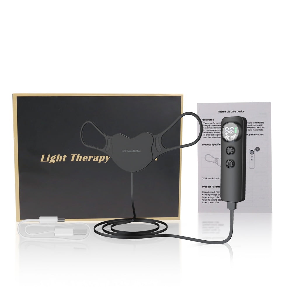 Photon lip beauty device Home use wearable LED beam electric silicone ...
