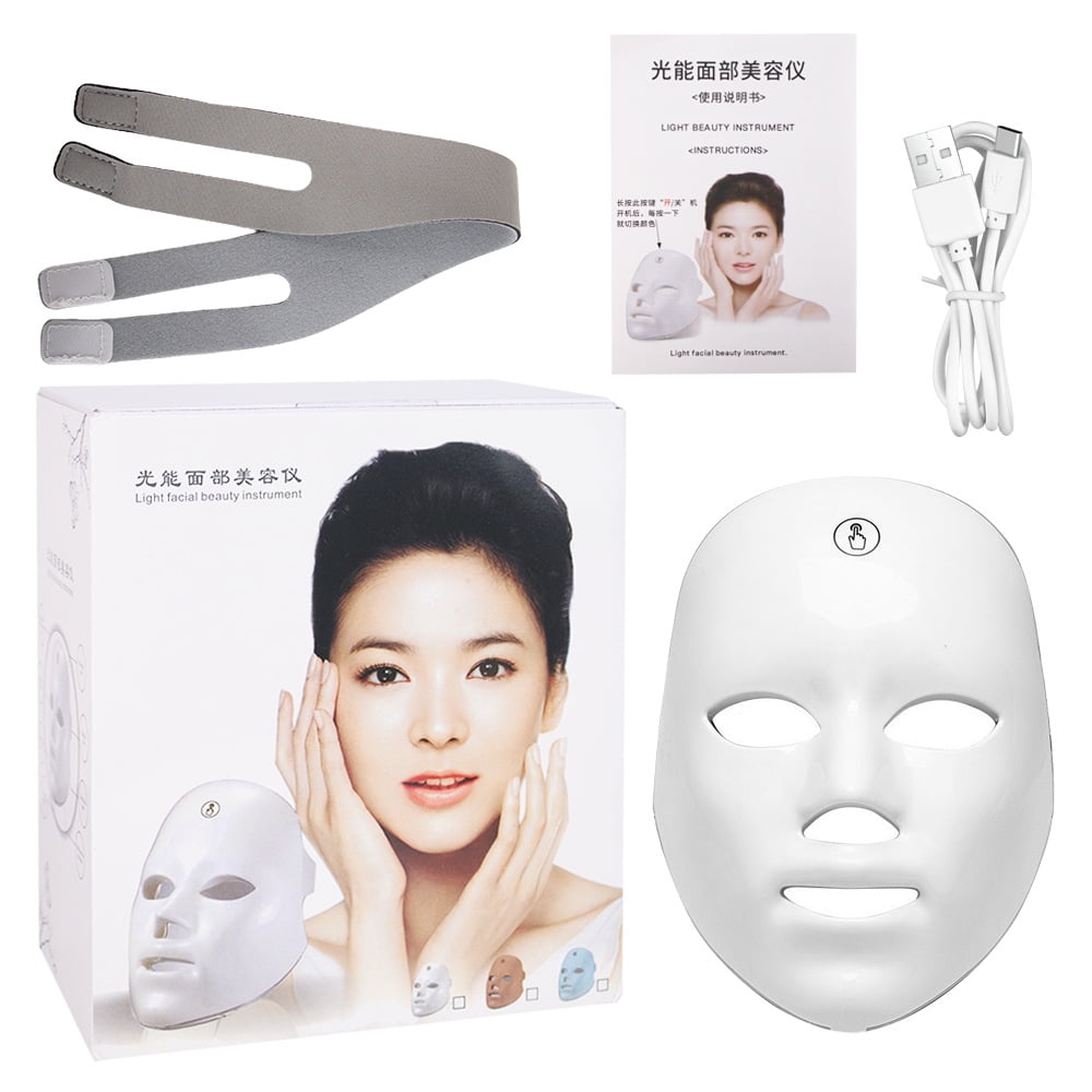 Photon skin rejuvenation instrument mask beauty instrument home facial ...