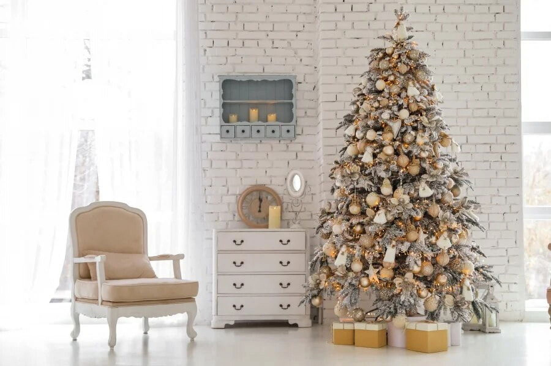 Photophone Christmas Backdrops For Photography Tree Lights Fireplace ...