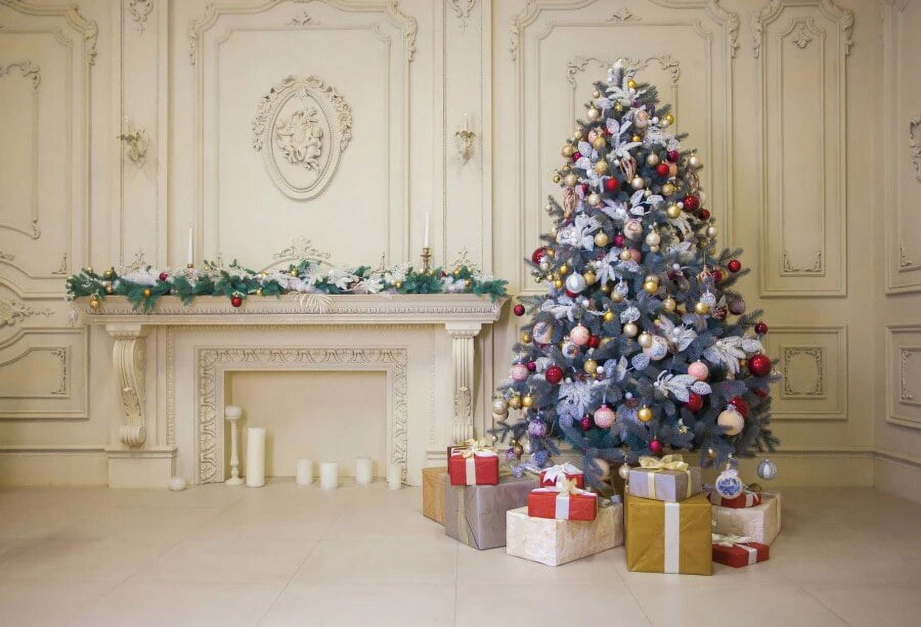 Photophone Christmas Backdrops For Photography Tree Lights Fireplace ...