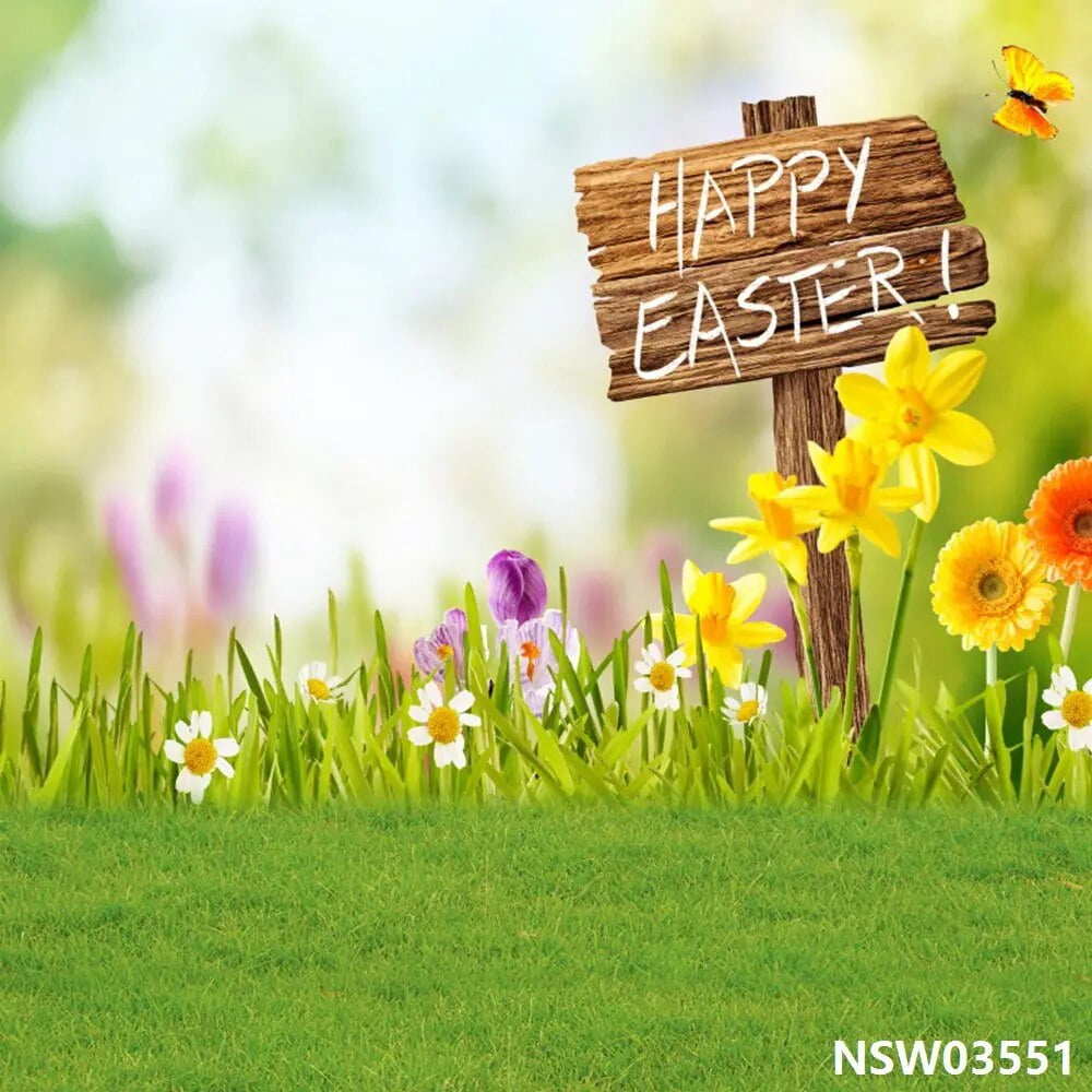 Photophone Spring Photography Backgrounds Blooming Grassland Baby ...