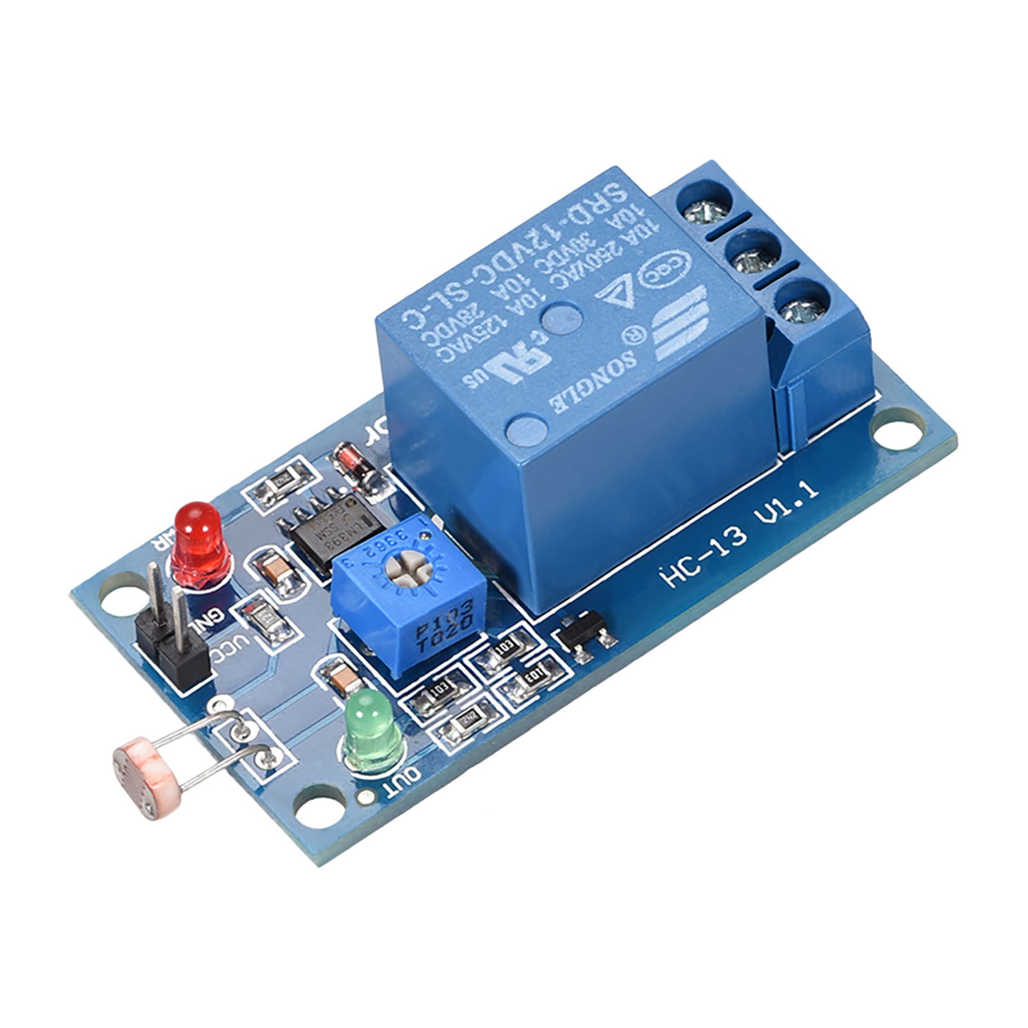 Photosensitive Sensor Module Light Intensity Detection DC 12V 1pcs ...