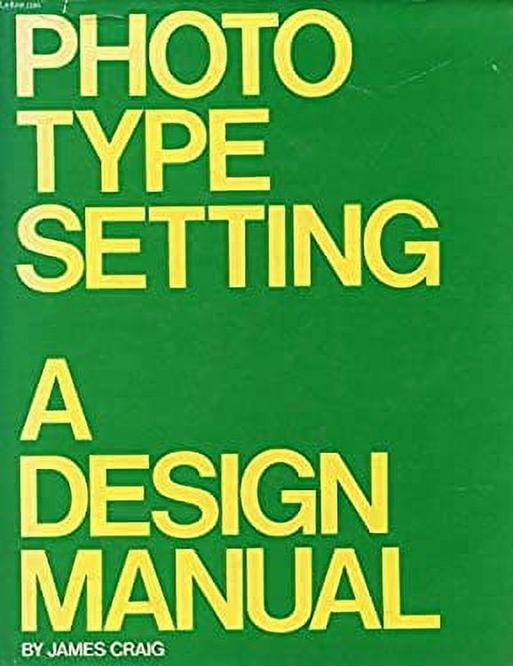Pre-Owned Phototypesetting : A Design Manual 9780823040117 Used ...