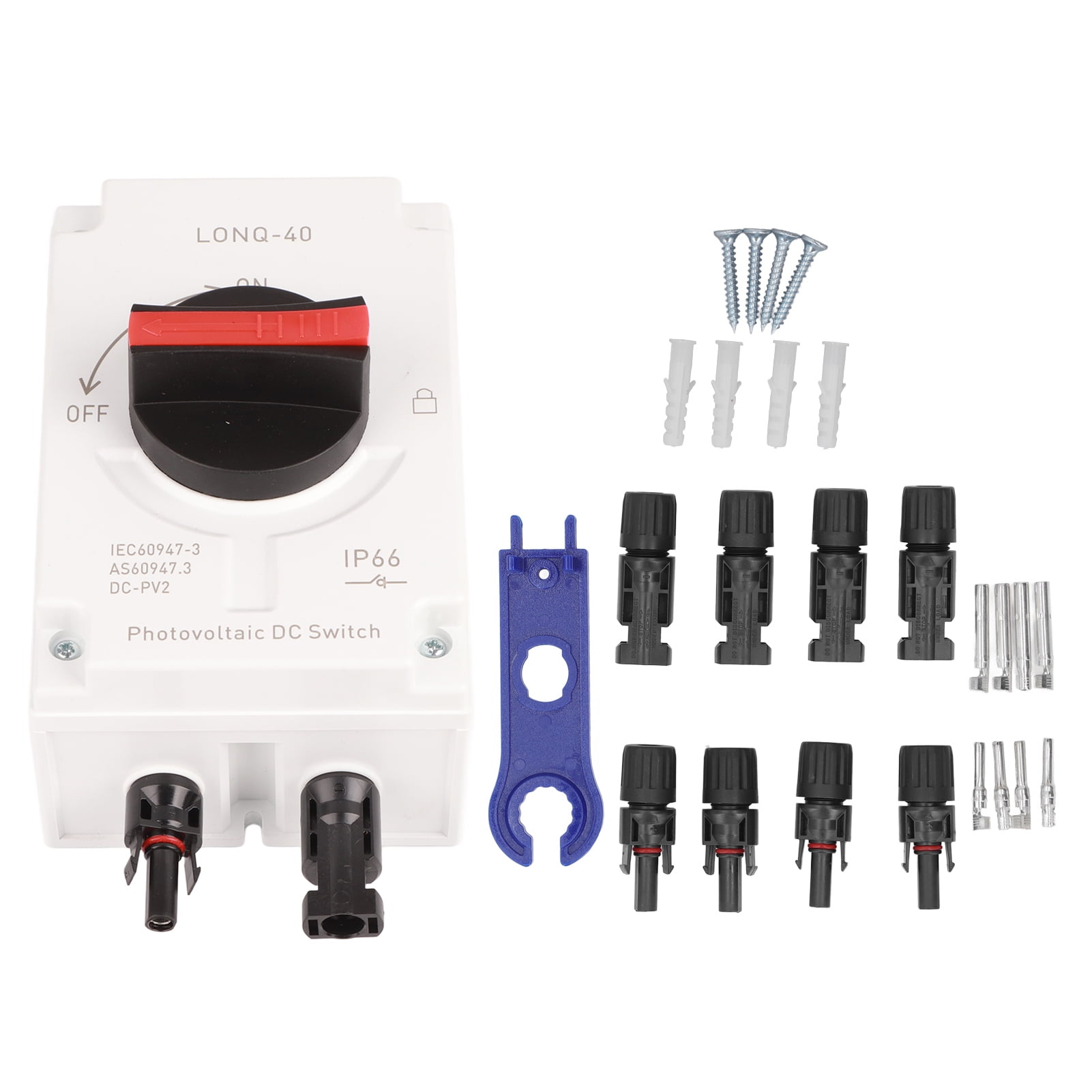 Photovoltaic DC Isolator Solar Switch IP66 Waterproof Insulated Switch ...