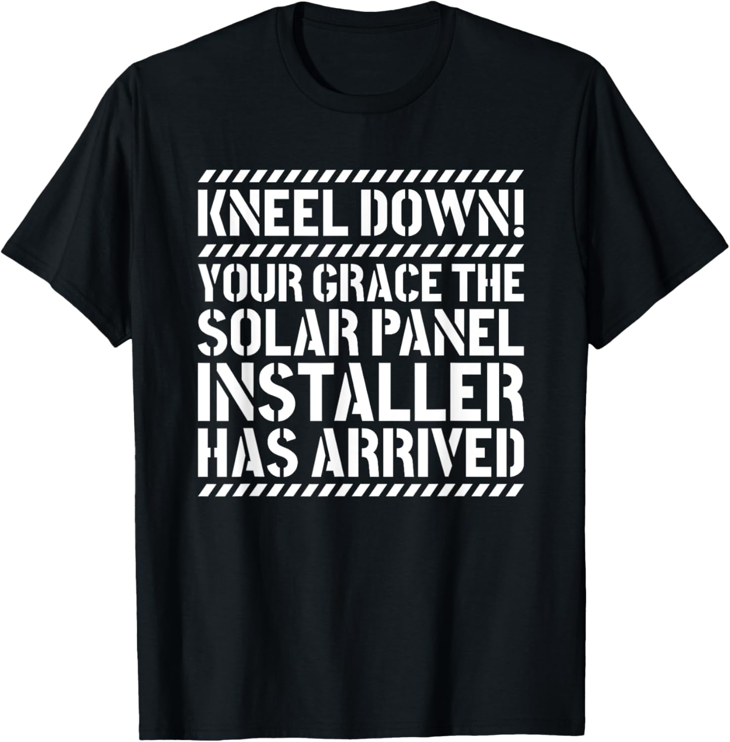 Photovoltaic Energy Kneel Down Solar Panel Installer T-Shirt - Walmart.com