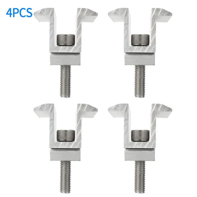 Photovoltaic Mounting Bracket Non Adjustable Solar Panel Bracket Clamps ...