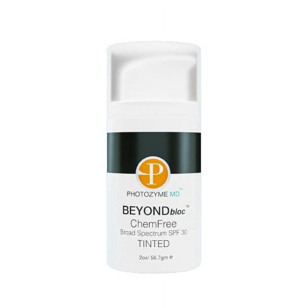 Photozyme BeyondBloc Chemfree Broad Spectrum SPF 30 Tinted - Sunscreen ...