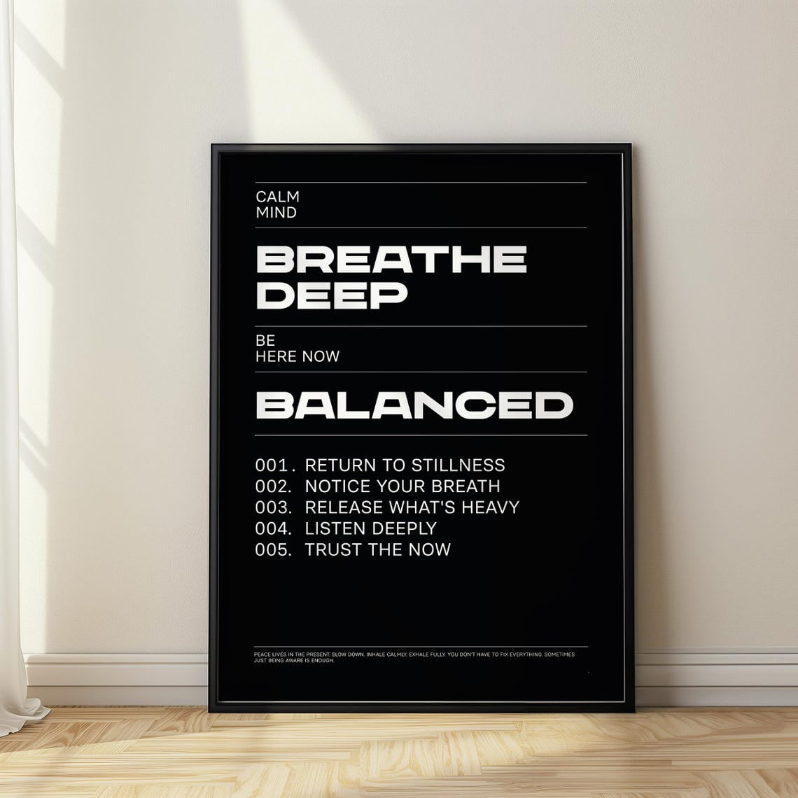 Phrases For Wall Art – Black And White Typography Print Featuring ...