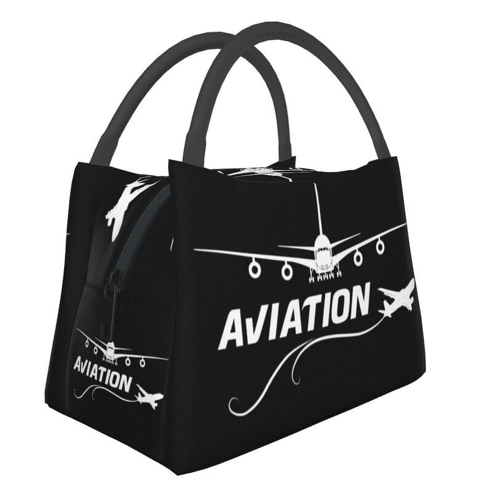 Phtic Alphabet Pilot Airplane Aviation Gift Insulated Lunch Bags ...