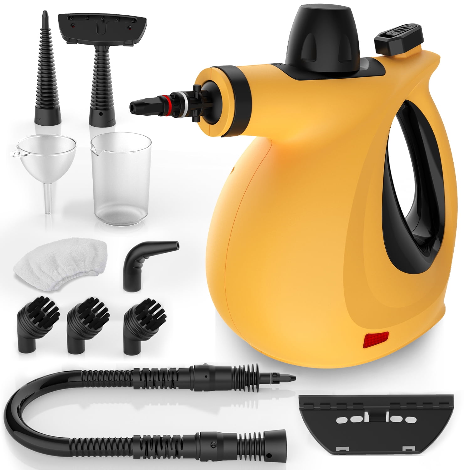 Phueut Handheld Steam Cleaner with 11 Accessories - Pressurized Multi ...