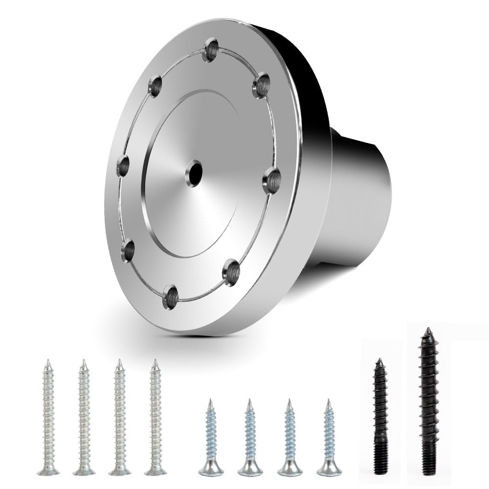 Phukmlong 3" Wood Lathe Steel Faceplate Chucks with ScrewChuck, 1”-8TPI ...