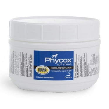Phycox One Hip and Joint Health Supplement Soft Chews for Dogs (120 ...