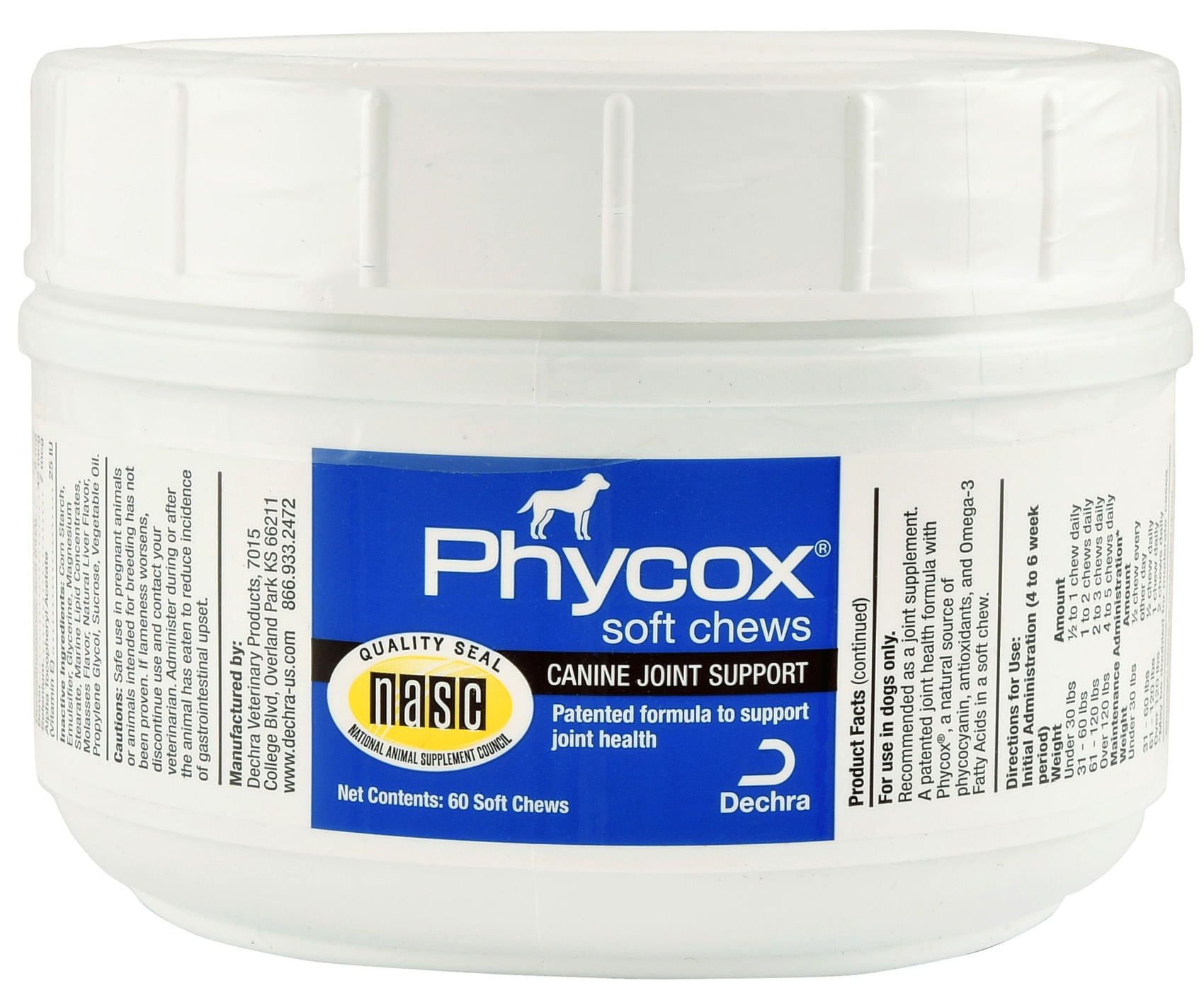 Phycox One Soft Chew 60 count - Walmart.com