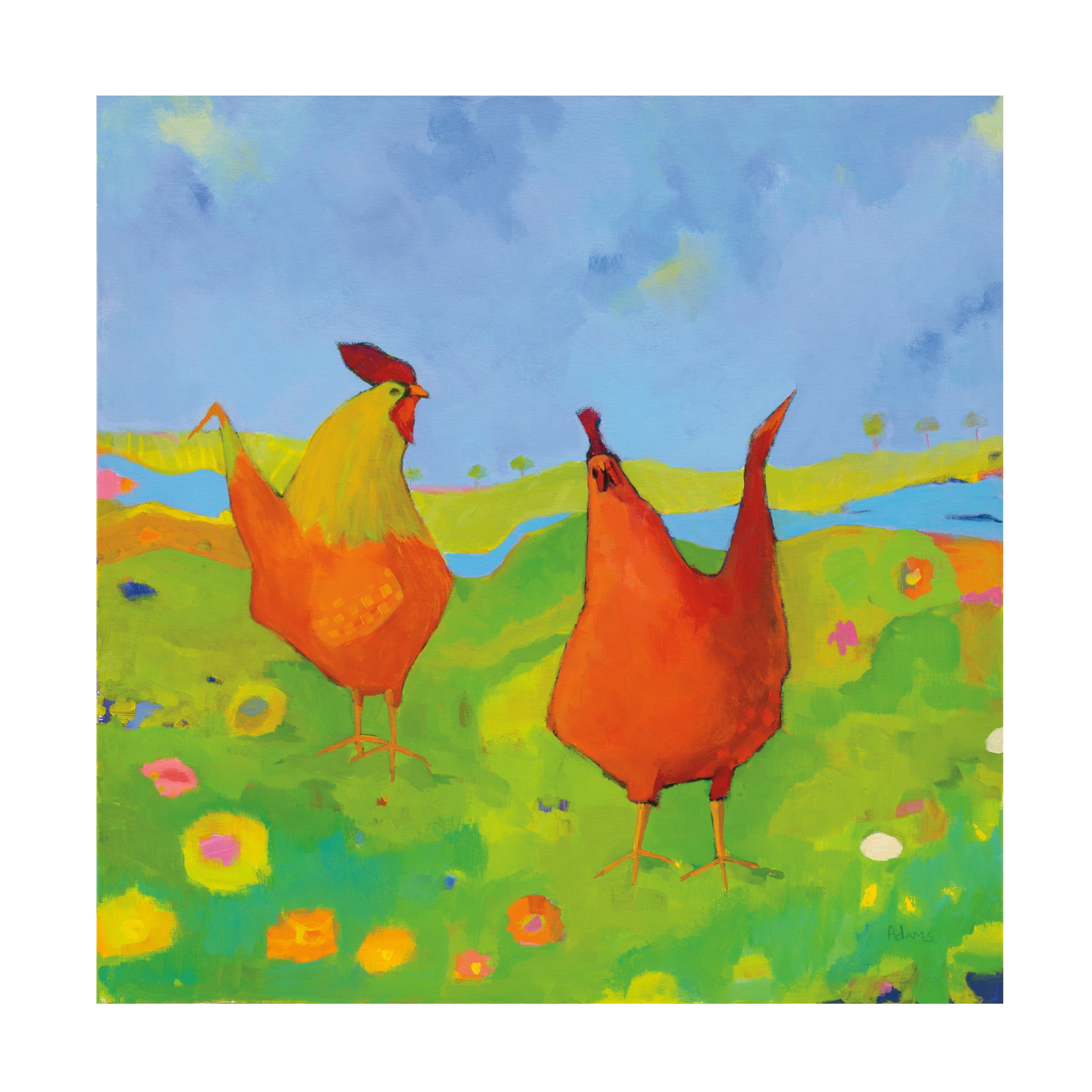 Phyllis Adams 'Splash' Canvas Art - Walmart.com